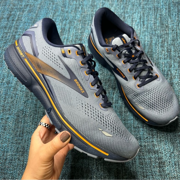 Brooks | Shoes | Brooks Ghost 5 Running Shoes In Flintstone Peacoat Oak ...